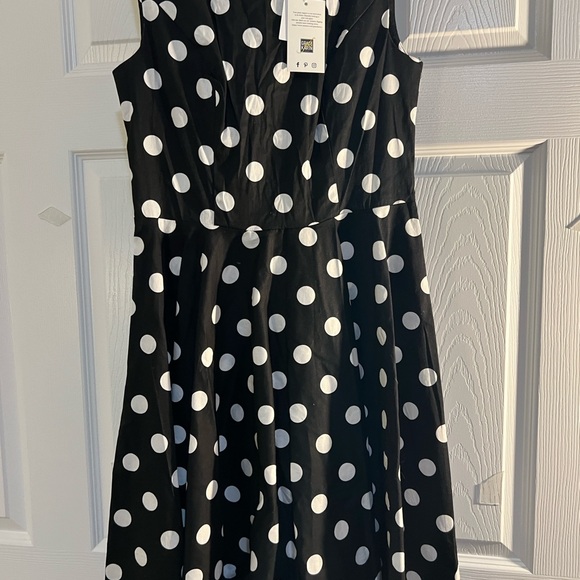 Grace Karin | Dresses | Grace Karin Classic Black And White Polka Dot ...